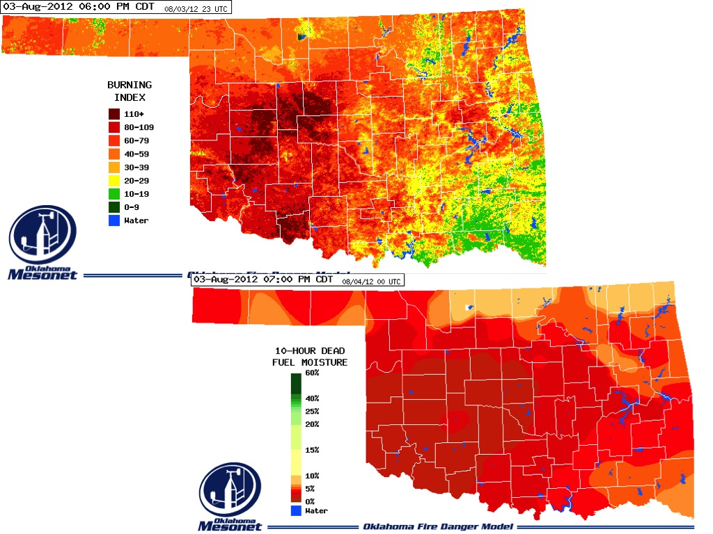 Jim LaDue view: Oklahoma fires of August 2012