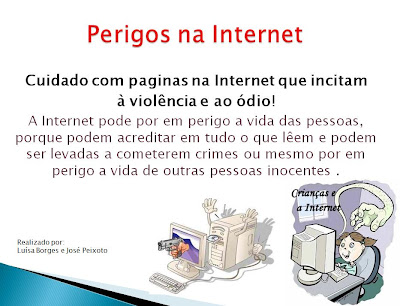 EFA B2 de Serviço de Mesa: Perigos na Internet