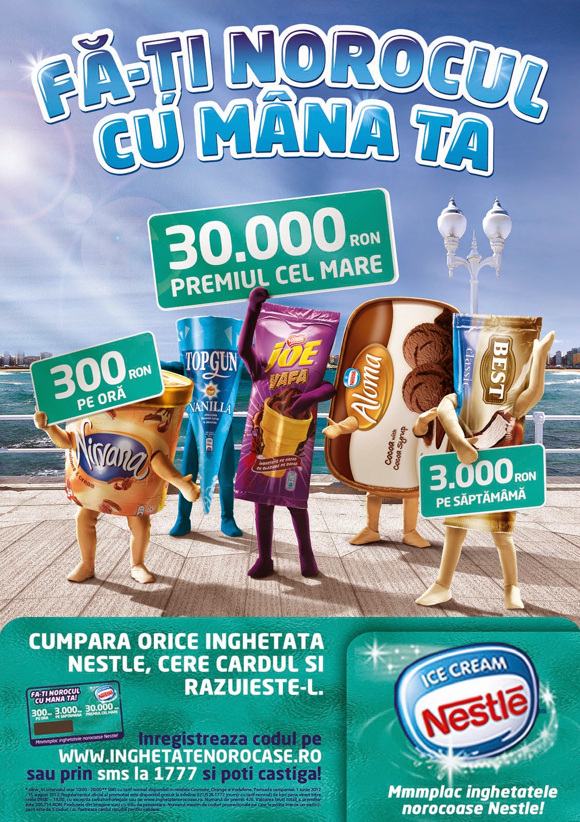 Mascote publicitare: Mascotele pentru inghetata Nestle