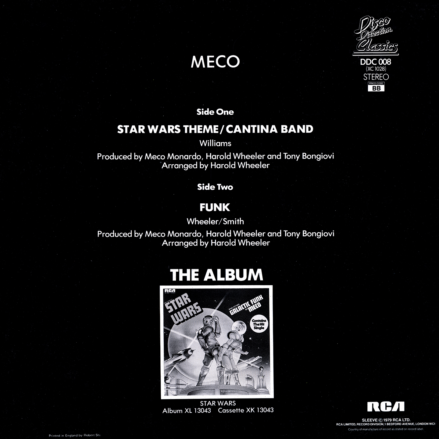 MI COLECCION DE MUSICA: Meco - Star Wars Theme / Cantina Band