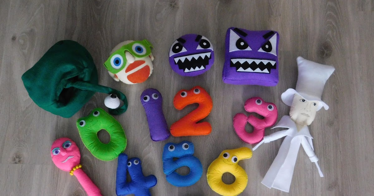 SEWING Numberjacks - templates + children play scenario | Supercyfry ...