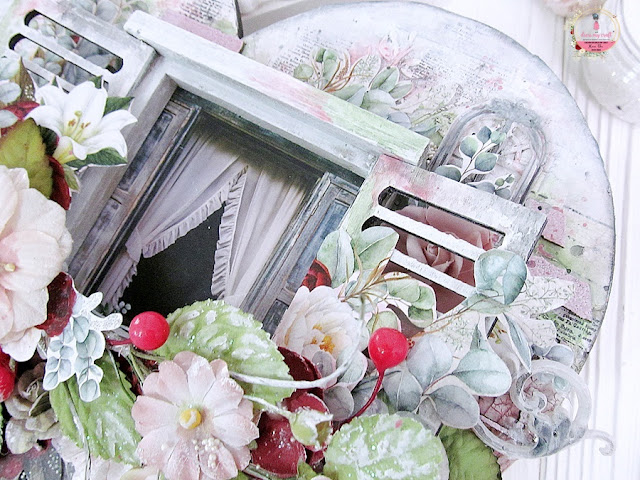 Kalalayaa's Art Stuido: Romantic roses : Heart panel