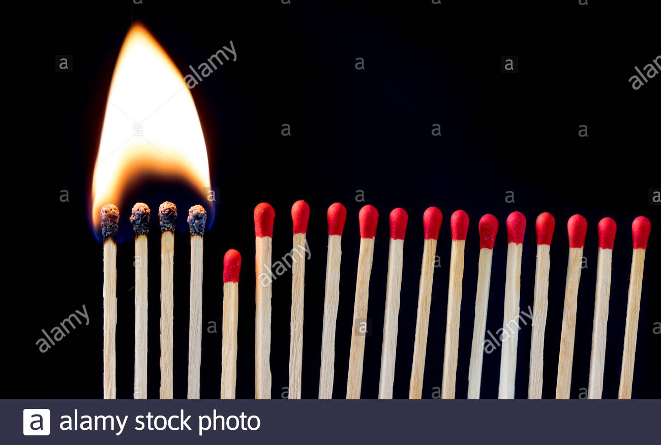 Committed to.......life!: Be the lowered matchstick