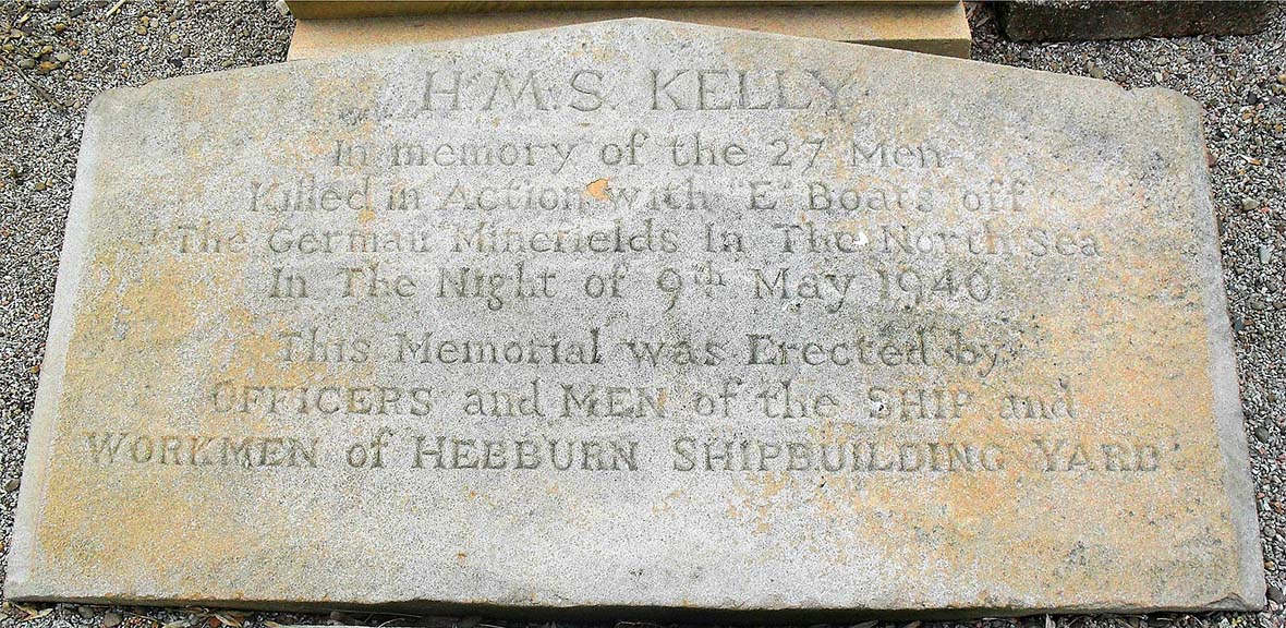 Northumbrian Gunner: Hebburn - HMS Kelly Memorial