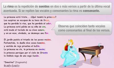 Recomendaciones Anto: POESÍA: RIMA ASONANTE Y CONSONANTE...