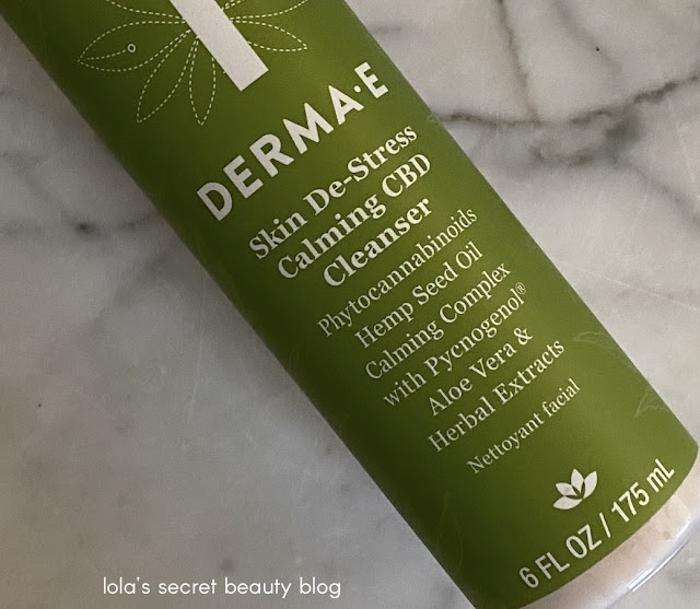 lola's secret beauty blog: Derma E Skin De-Stress Calming CBD Cleanser