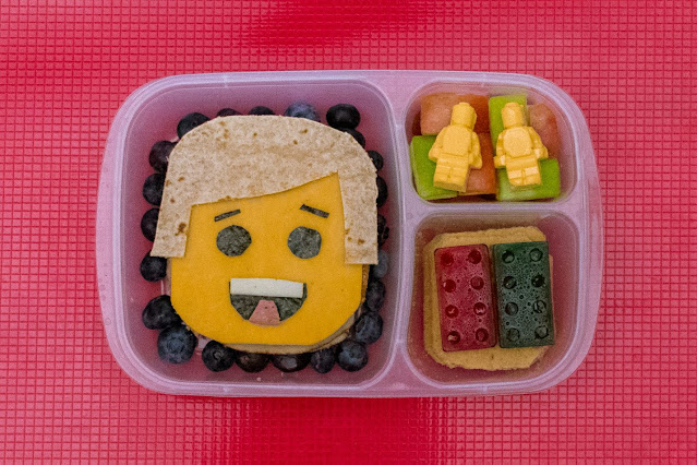 Lunchbox Dad: How to Make a LEGO Brick and Minifigure Food Art Lunch!