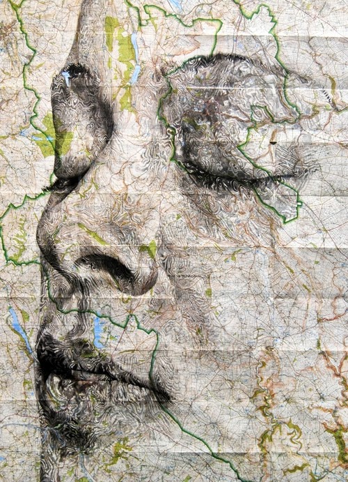 Design Stack: A Blog about Art, Design and Architecture: Map Portraits