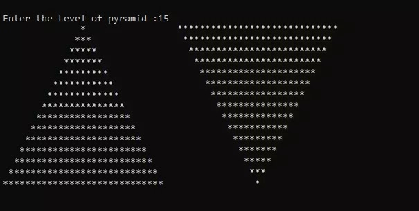 KAILASH'S BLOGS: Pyramid in Console Application