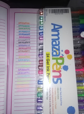 mygreatfinds: Amazapens 24 Gel Ink Pens Review