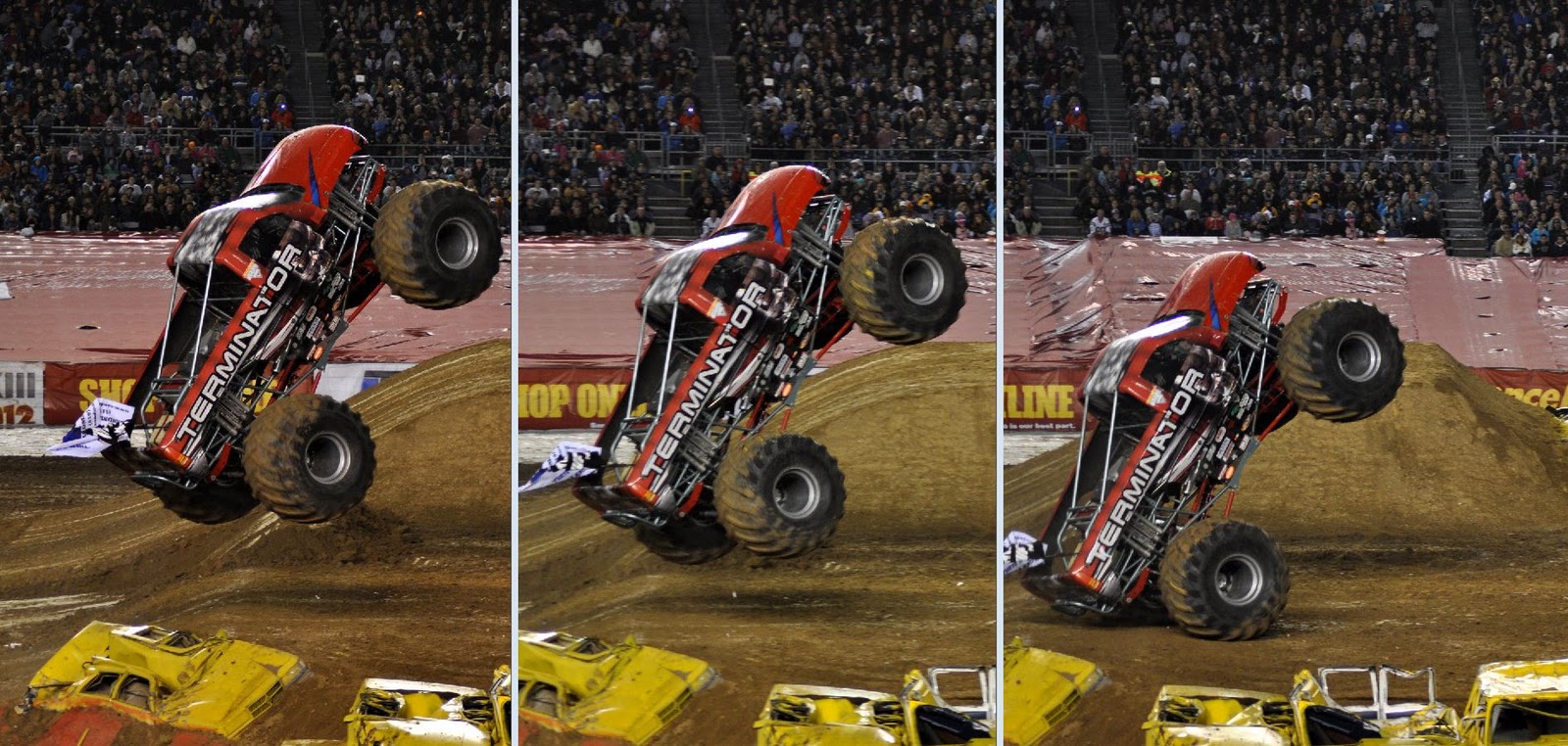 Just A Car Guy: Monster trucks in action, at a glance