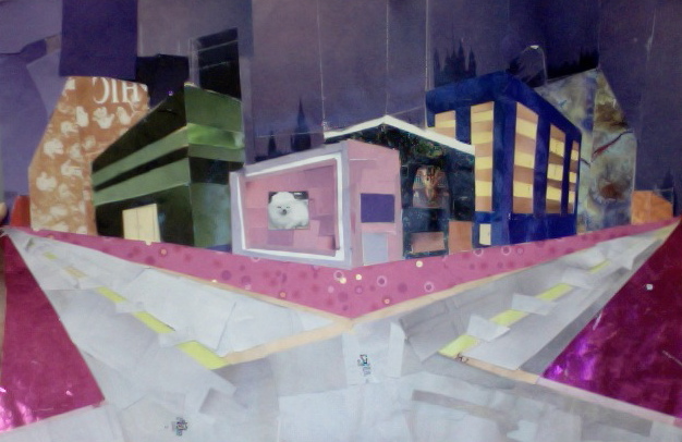 Secondary Art at Newman!: 9th and 10th Grade Perspective Collage