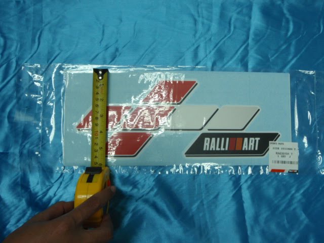 Ming_FD3S Garage: Size Ralliart Side Decals Sticker