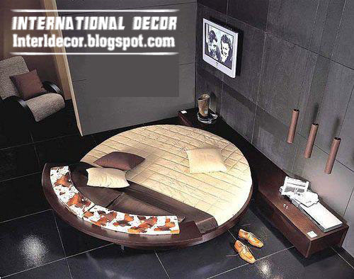 Modern circular beds furniture designs, circular beds models 2013
