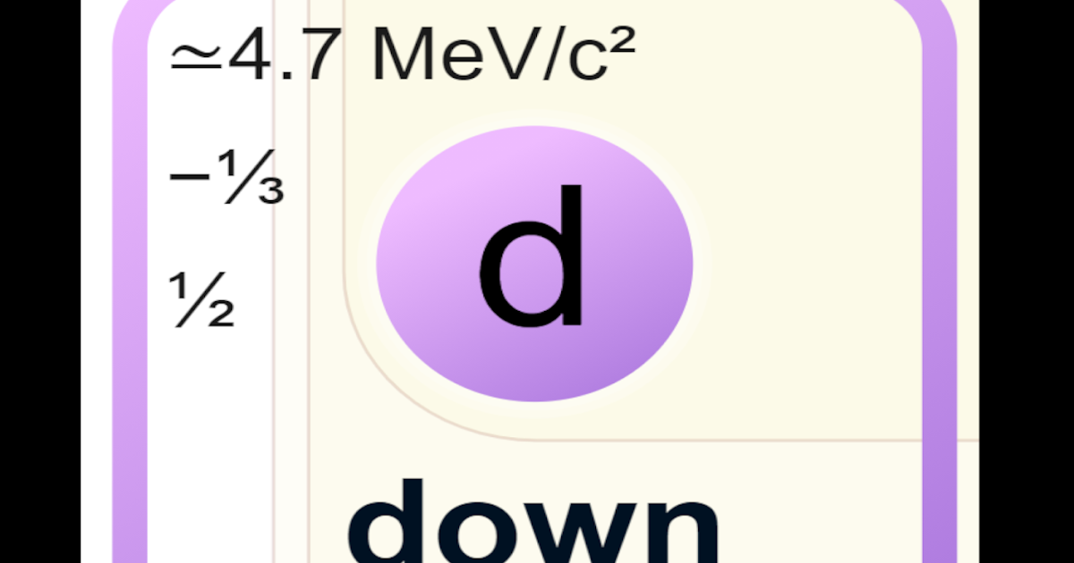 ROLscience: El quark down
