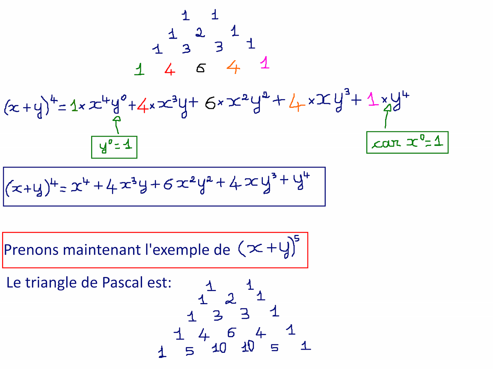 Comment construire le triangle de Pascal et être capable de calculer ...