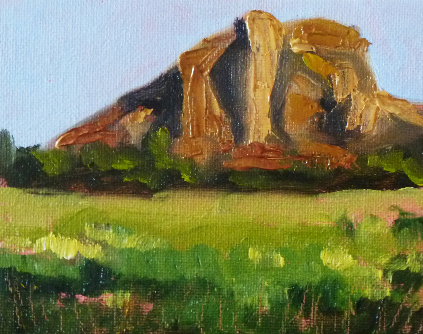 Painting Small Impressions: Smith Rock Morning