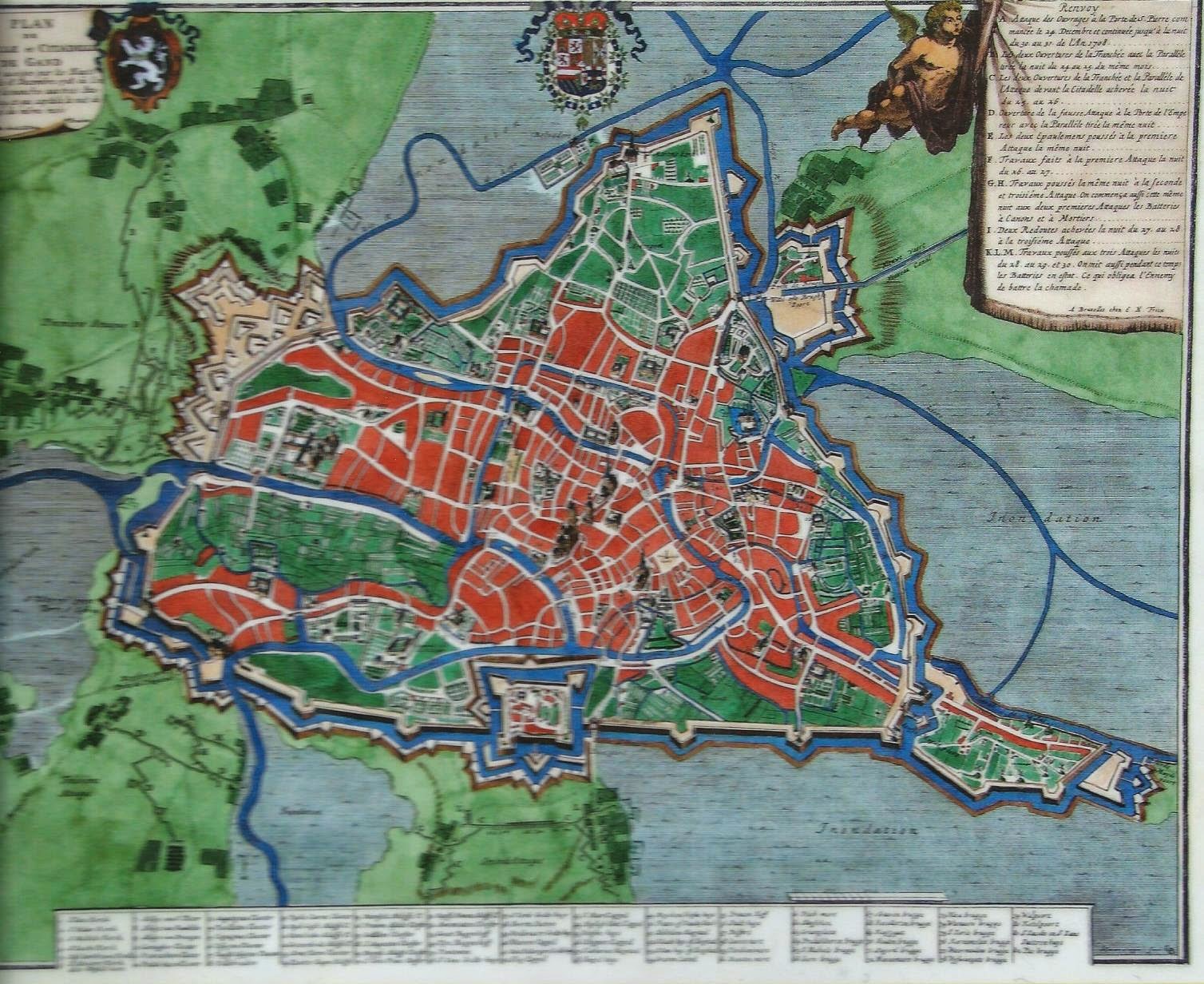 Gwy op wandel: Oude kaarten van Gent