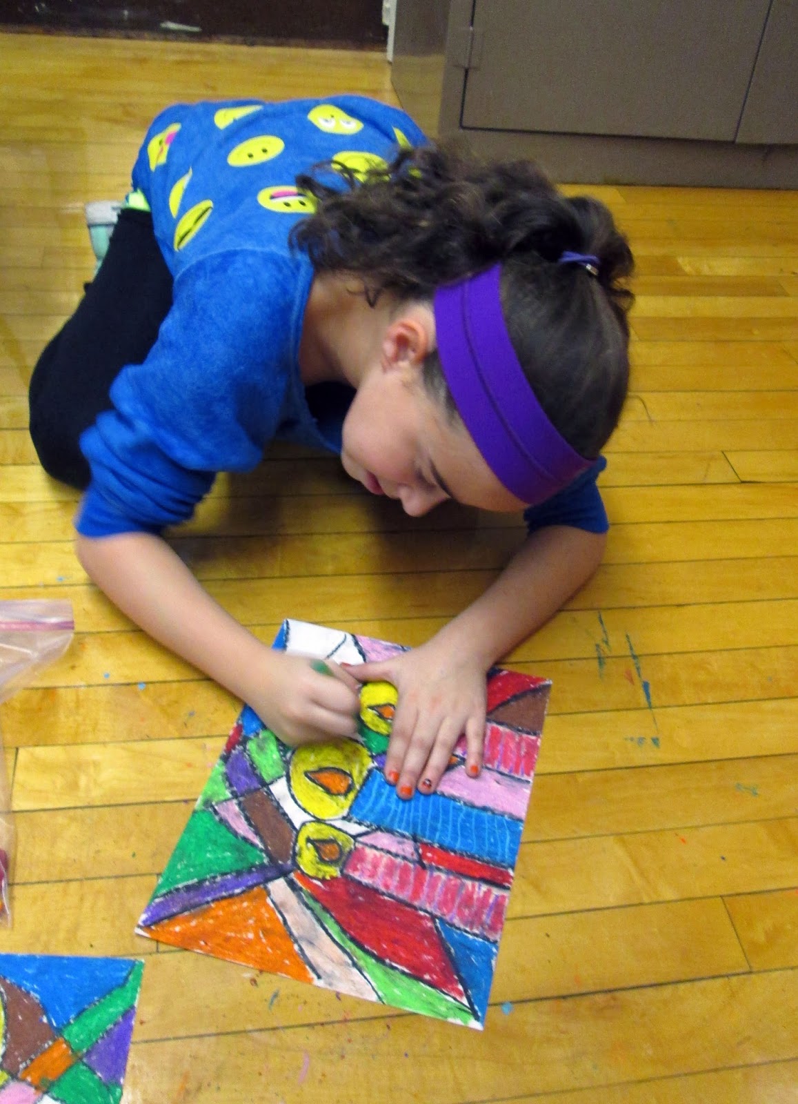 paw prints: Chagall Peace Windows