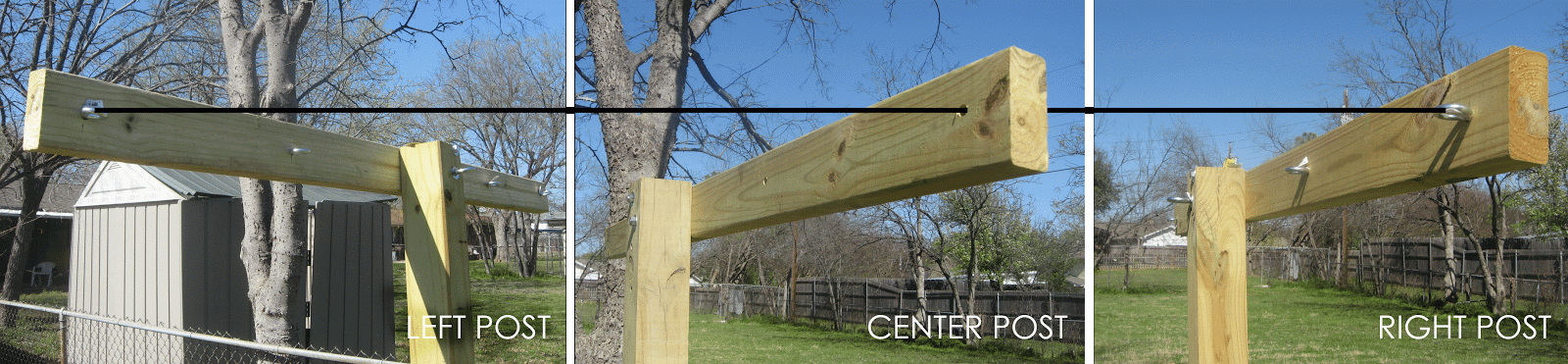 A City Girl Hardy Kiwi Trellis Build