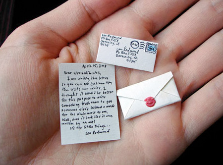 Woot! Finger Tips: Smallest Envelope