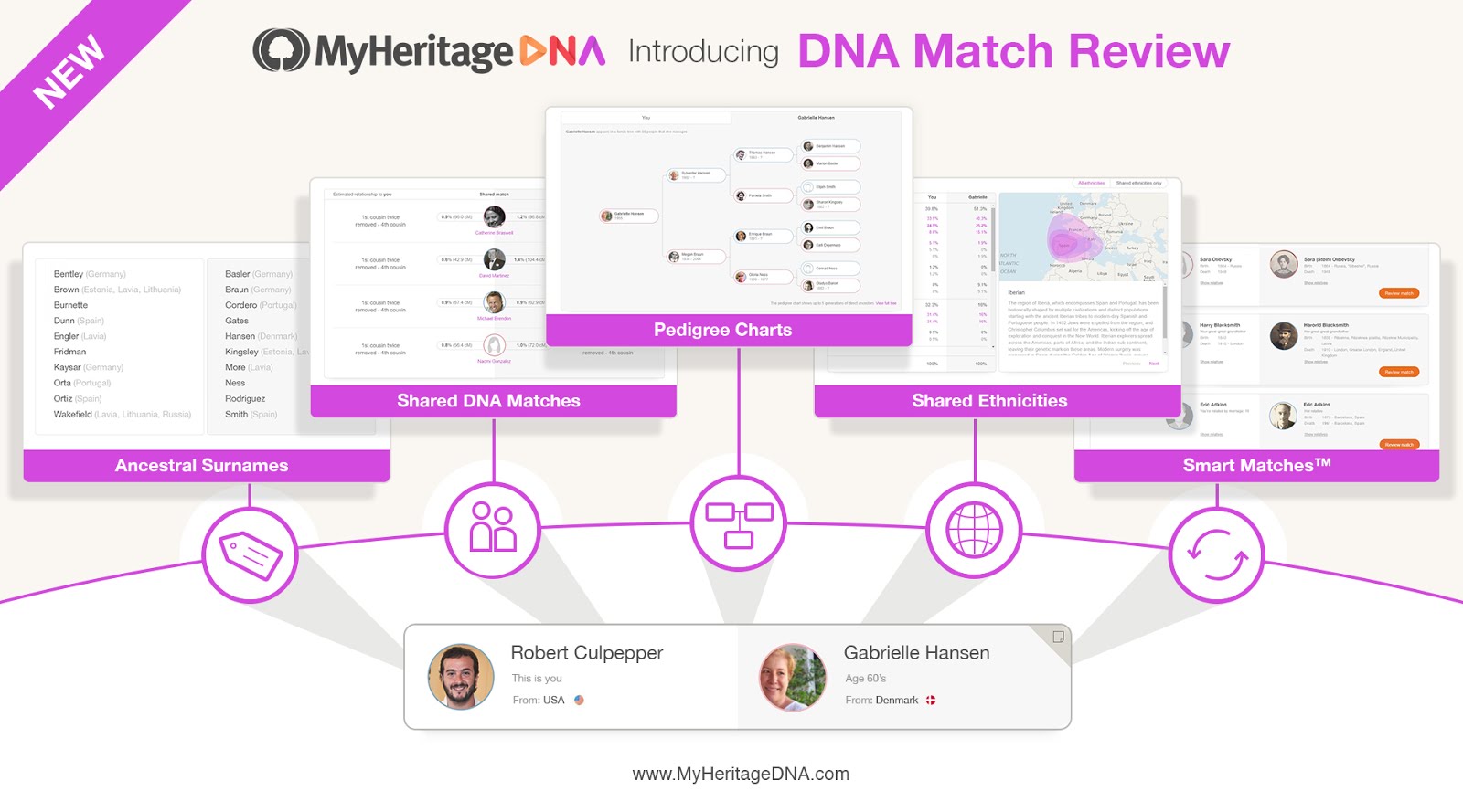 Genealogy's Star: MyHeritage Expands DNA Matching Details