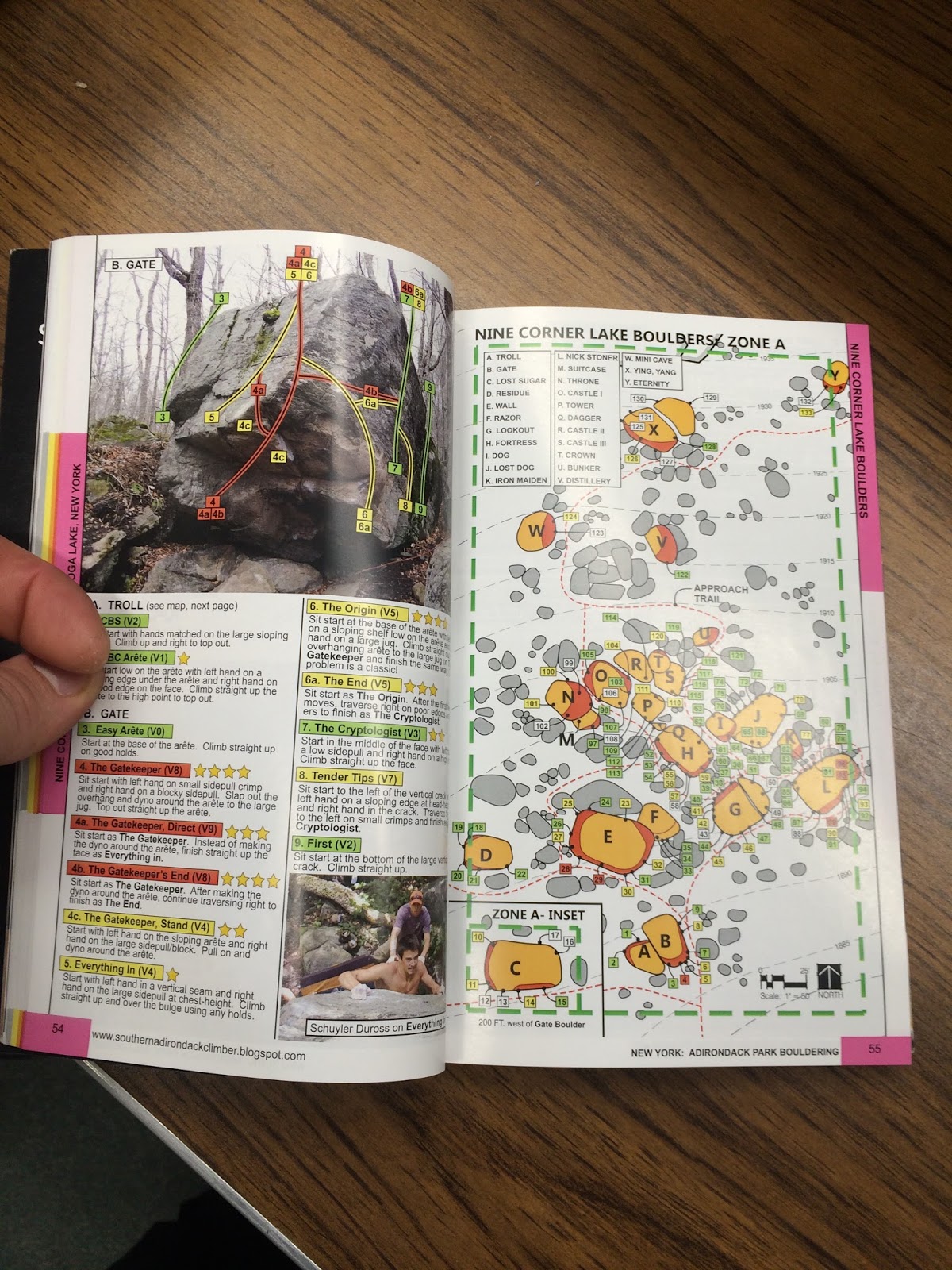 Southern Adirondack Climber: Adirondack Bouldering Guidebook (IN STOCK!!!)