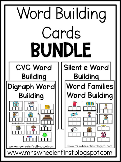 Mrs. Wheeler's First Grade Tidbits: Word Building Cards