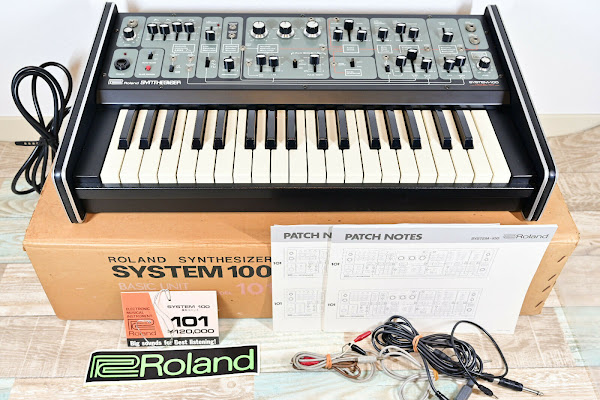 MATRIXSYNTH: Roland System 100 MODEL 101 SN 572067 w/ Original Box & Extras