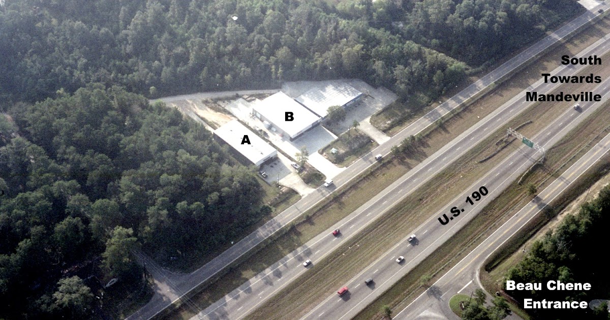 Tammany Family: Aerial Photo of Beau Chene Entrance