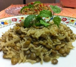Culinária Árabe: Mjadra - Arroz com Lentilhas / Receita
