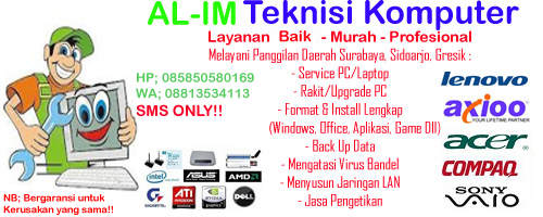 Jasa Servis Komputer Panggilan Surabaya, Sidoarjo, Gresik | Dakwah ...