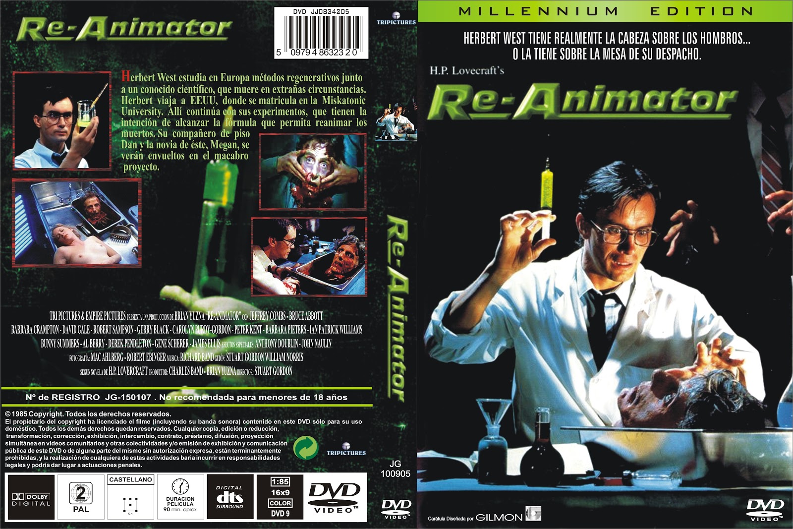 VISIONES DESDE LO INFECTO: DE CINE: RE-ANIMATOR