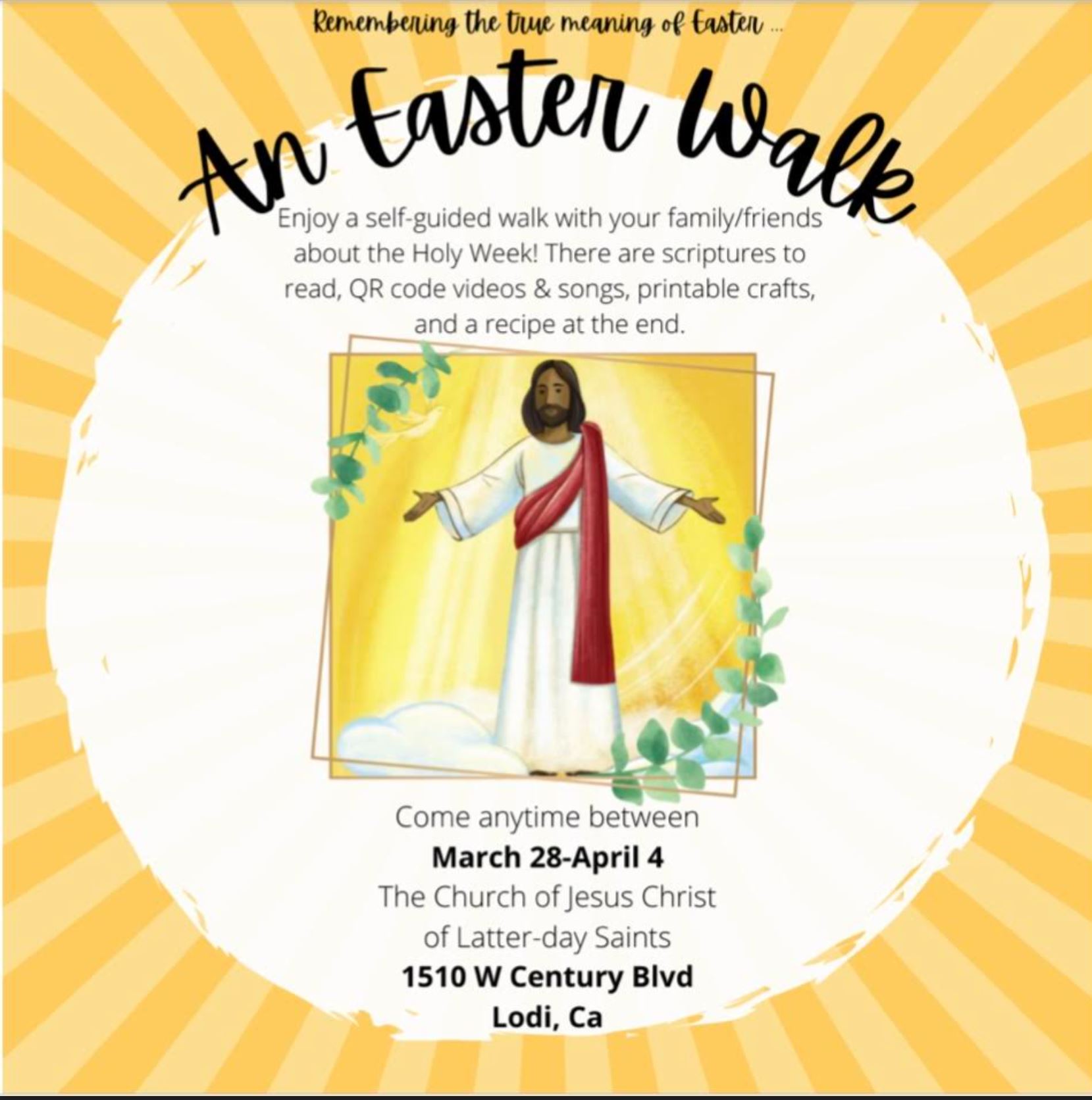 Mokelumne River Ward History: Primary Presidency Sponsors Easter Walk