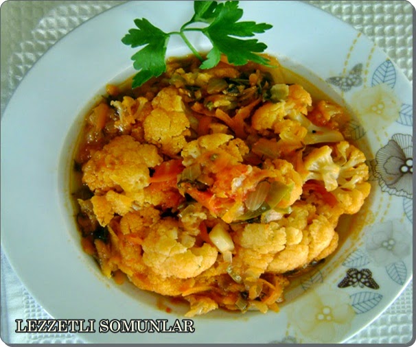 LEZZETLİ SOMUNLAR : ZEYTİNYAĞLI KARNIBAHAR