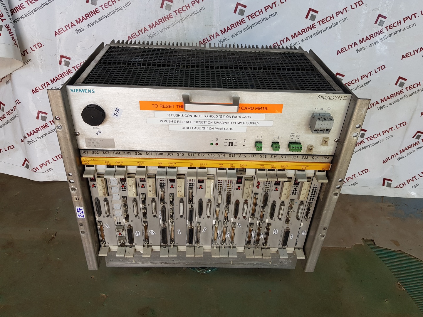 SIEMENS SIMADYN D SR8 24 SLOT RACK PLC 6DD 1682-0BC0 - Aeliya Marine
