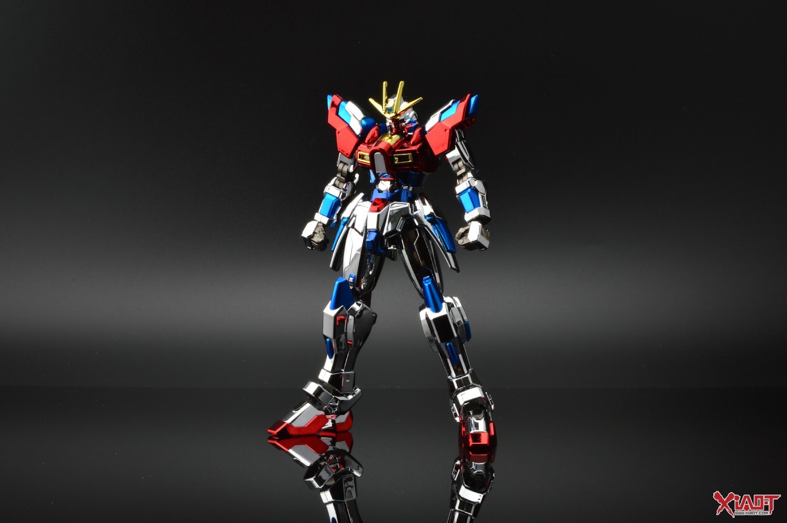Painted Build: HGBF 1/144 Try Burning Gundam "Full Color Plating ver."