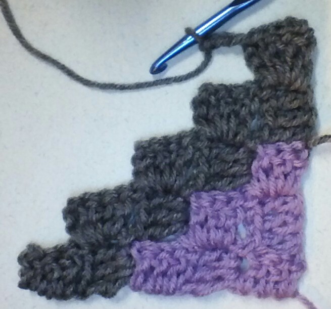 Kat's Crochet Creations: C2C Baby Blanket with Shell Picot Edging