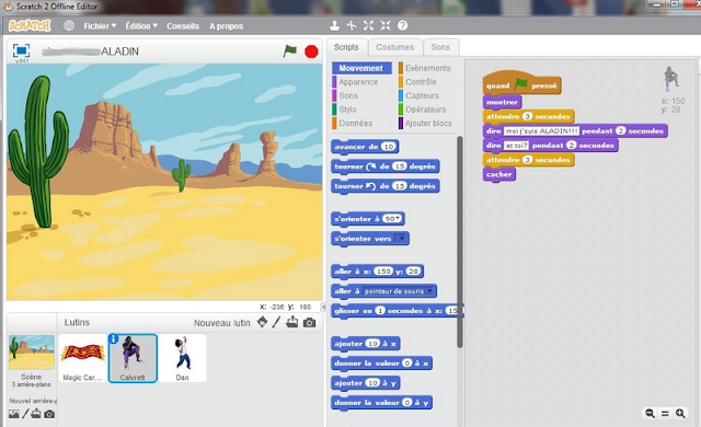 UIA BAYEUX INFORMATIQUE et INTERNET : Scratch junior & version 2