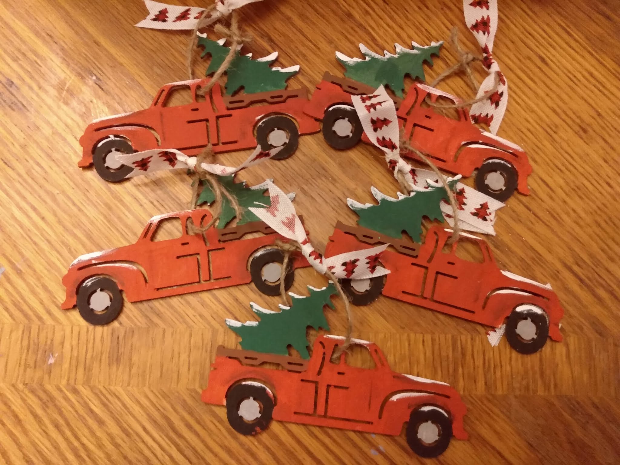 Pams Party & Practical Tips: Red Truck Christmas Crafts