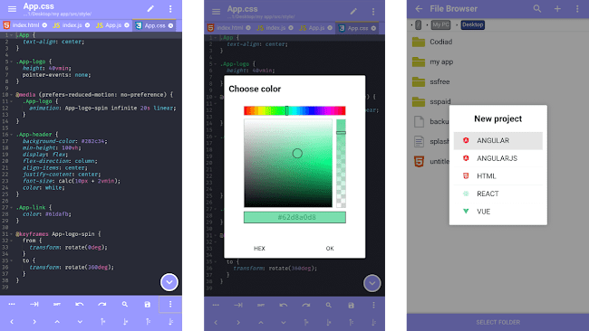 5 Aplikasi Code Editor Terbaik di Android Update Terbaru - Kompinter