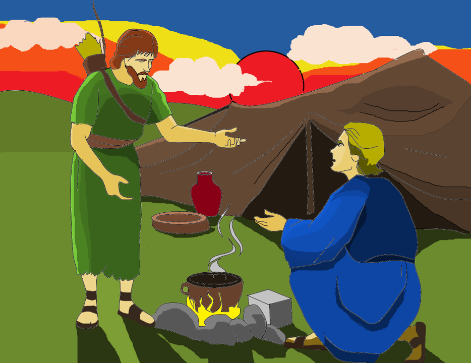 La historia de Jacob y Esaú - Lección para escuelita dominical - - Mar ...