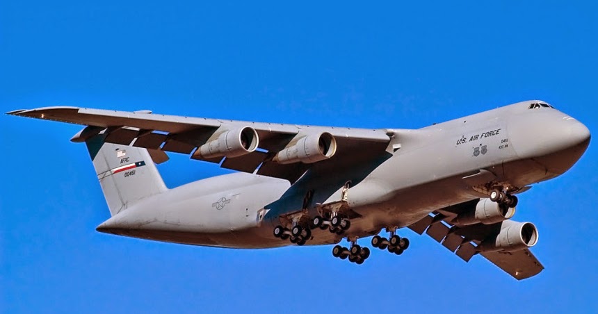 El Lockheed C-5 Galaxy: El mayor avión militar Estadounidense