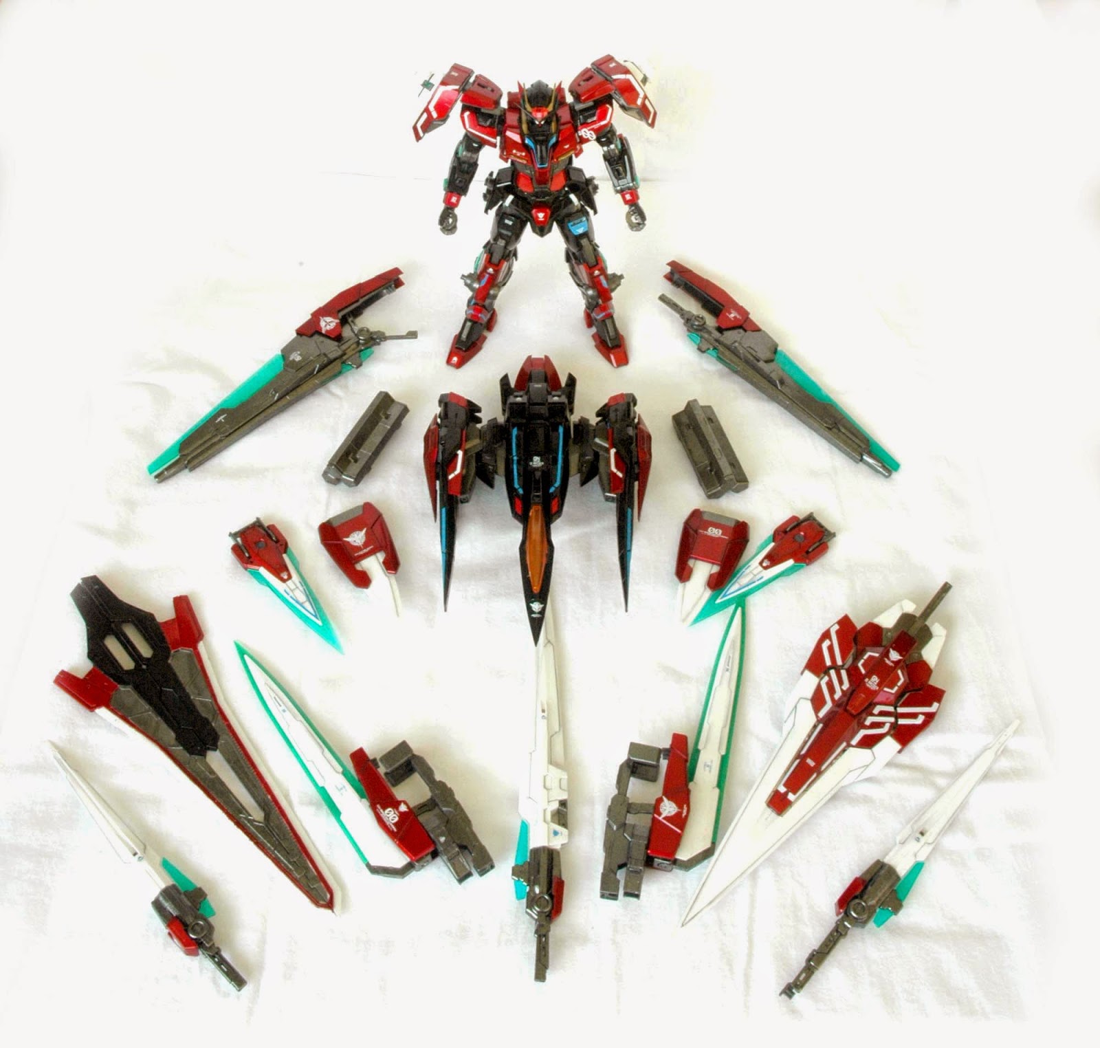 Custom Build: MG 1/100 00 Raiser + Seven Sword "REVENANT Sword Raiser ...