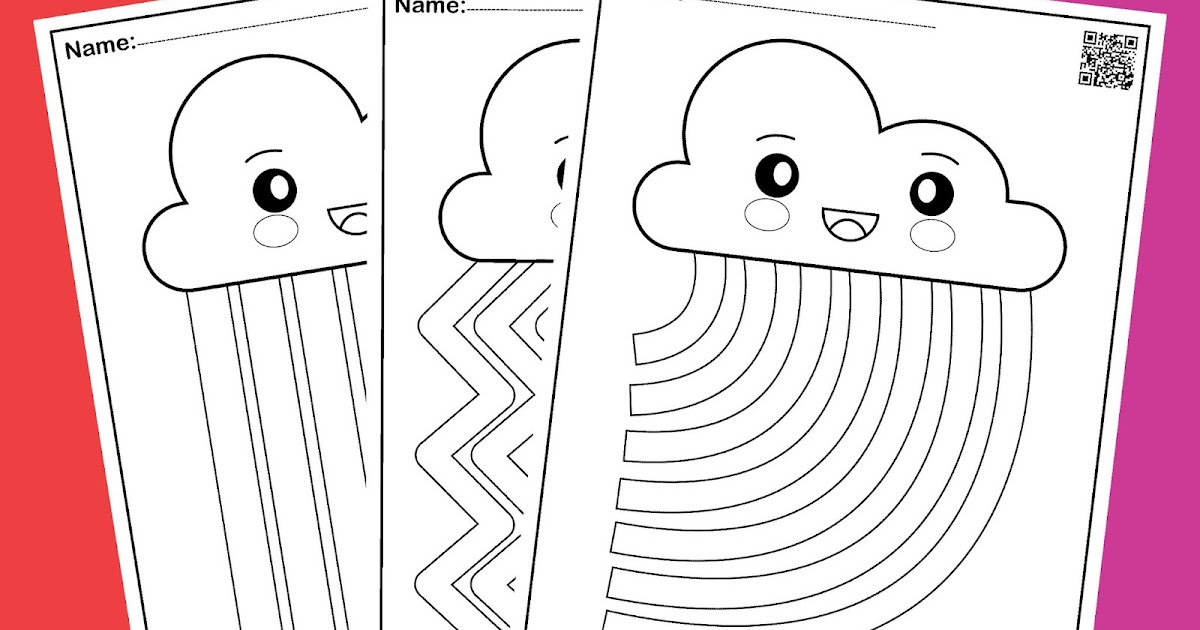 5 Rainbow fine motor skills playdough mats