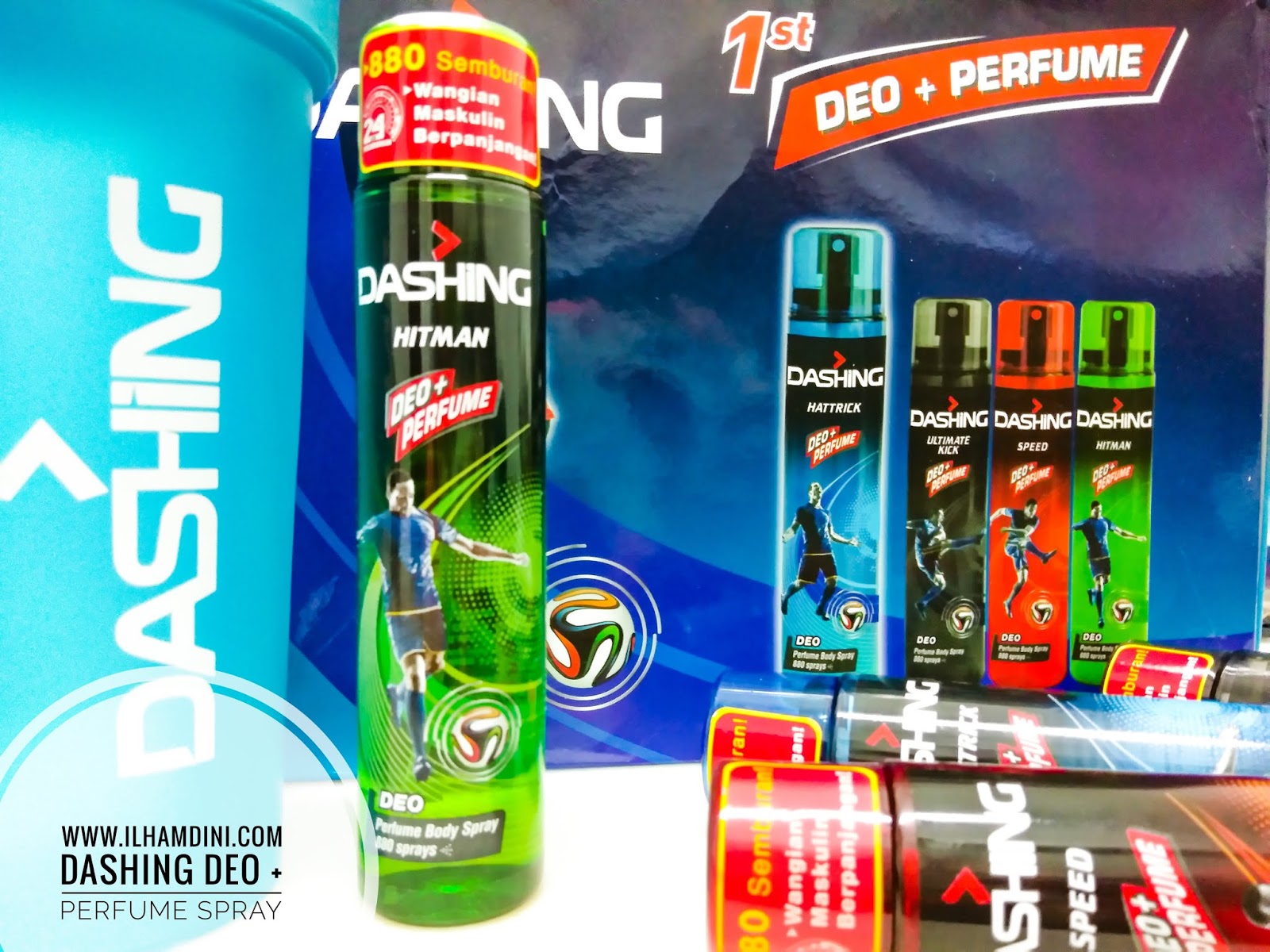 DASHING DEO + PERFUME BODY SPRAY TERBARU KHAS UNTUK JEJAKA - Ardini Humaira