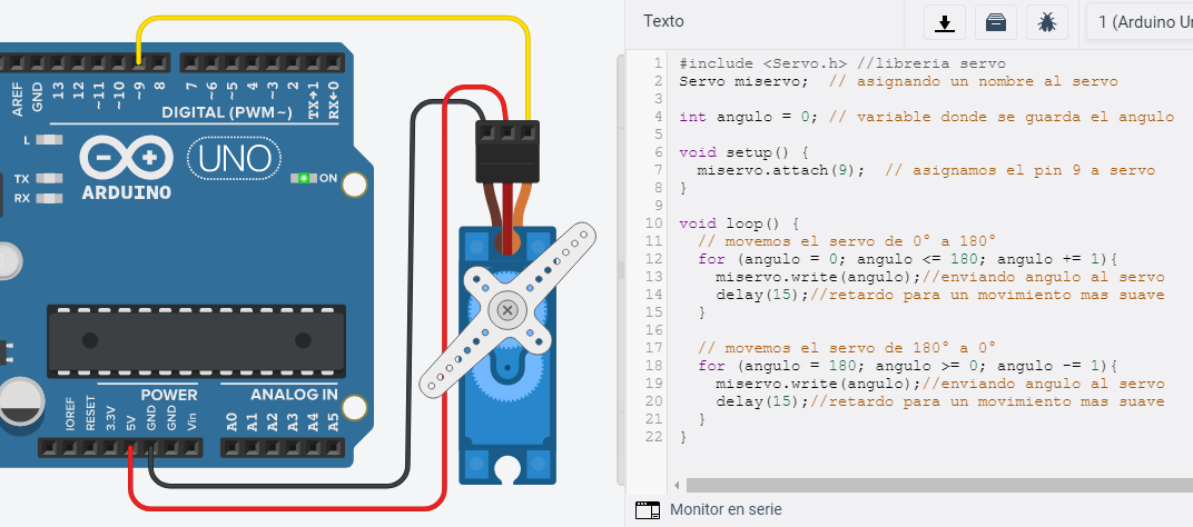 Actividad 10: "ServoMotor - Arduino"