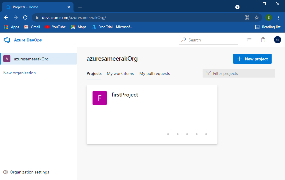 Creating PartsUnlimited Azure DevOps Sample project