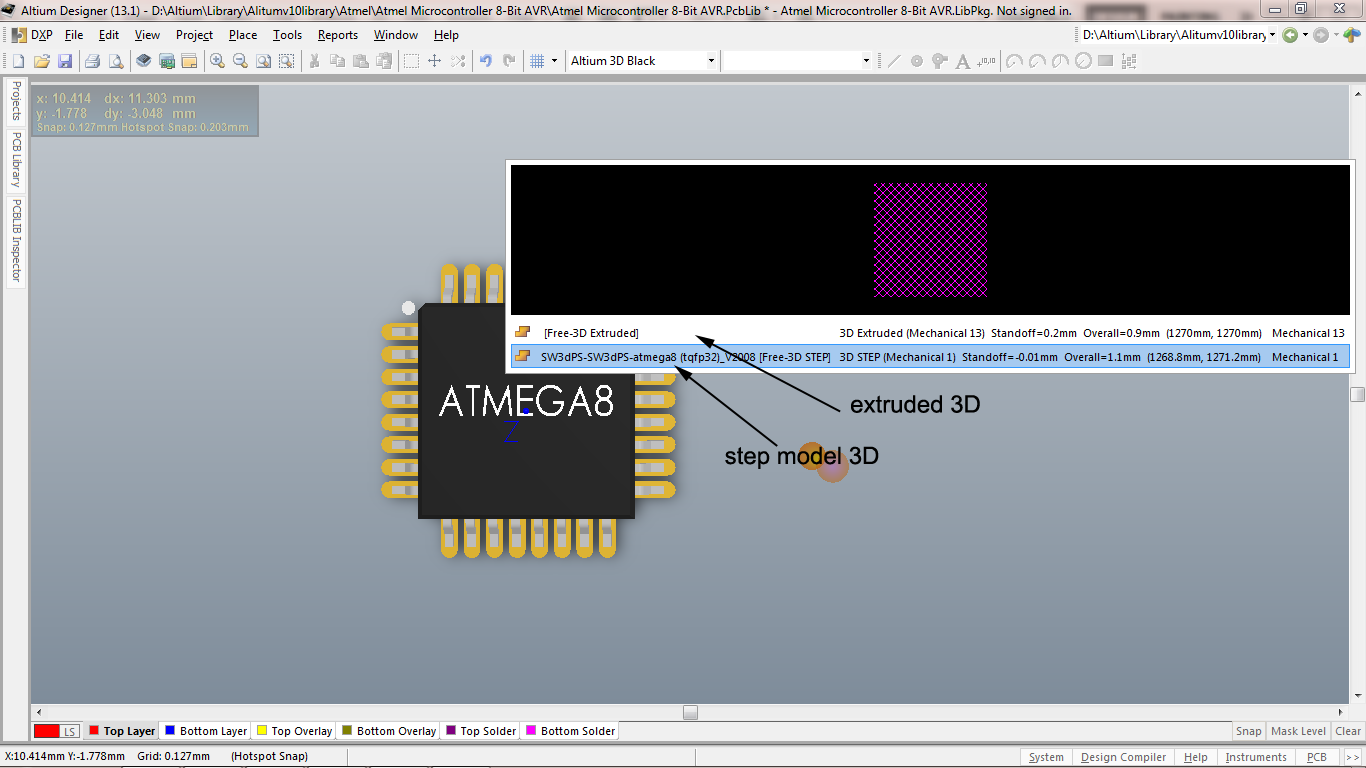 Adding 3D step model | Altium Designer tutorial | electronic2017