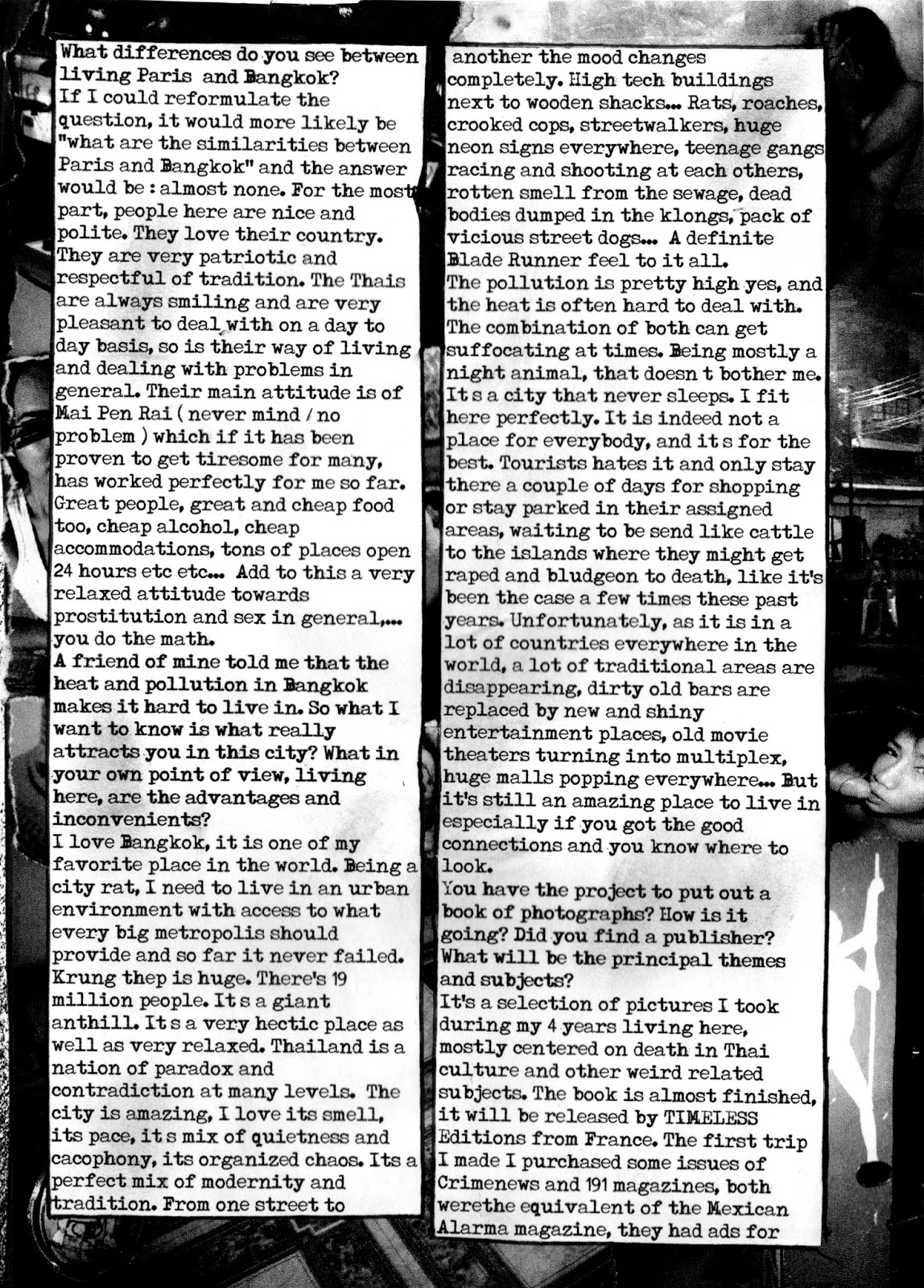 Stephen Bessac / Kickback (Interview) part I